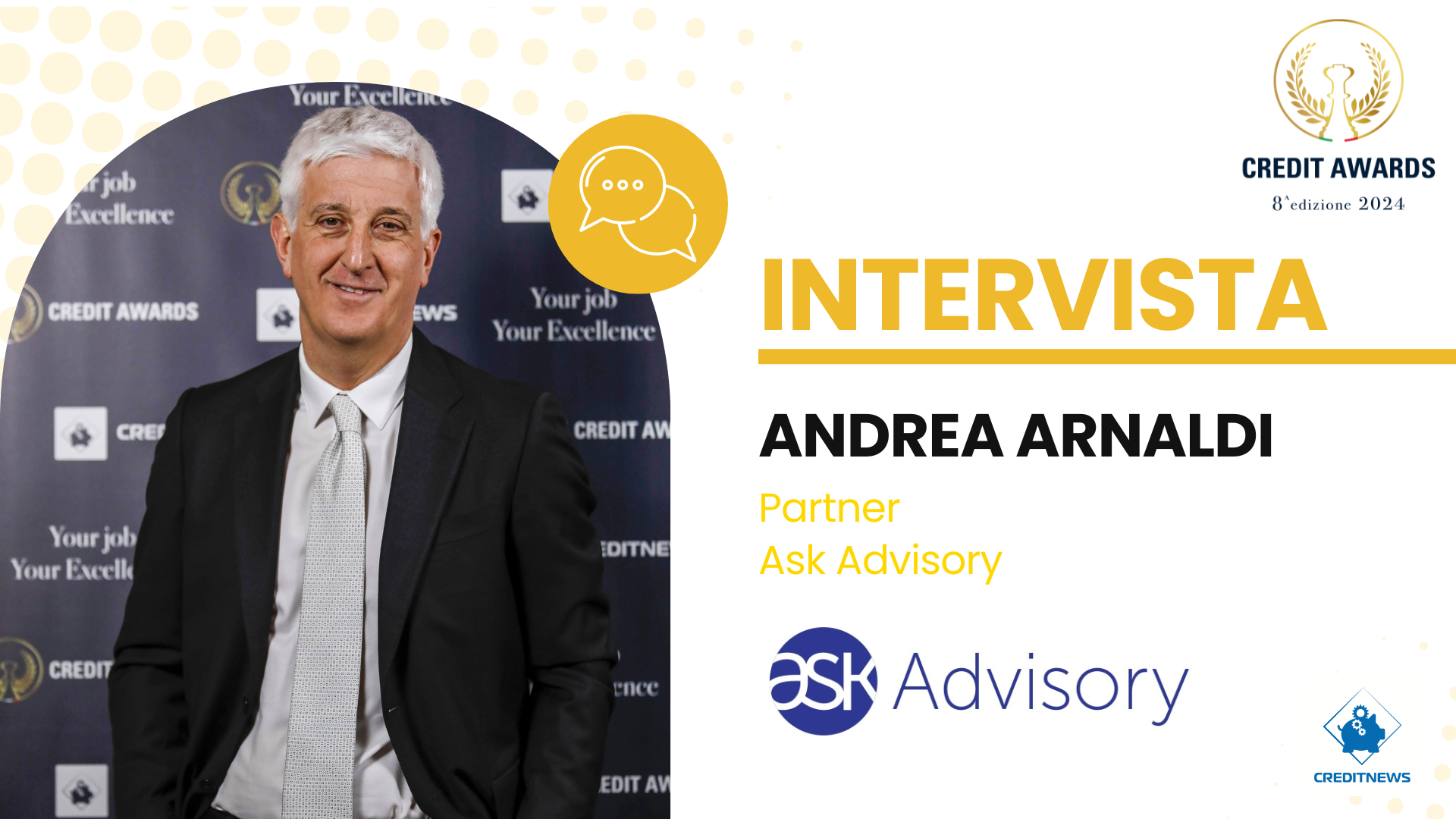 Credit Awards 2024: intervista ad Andrea Arnaldi, Partner Ask Advisory ...
